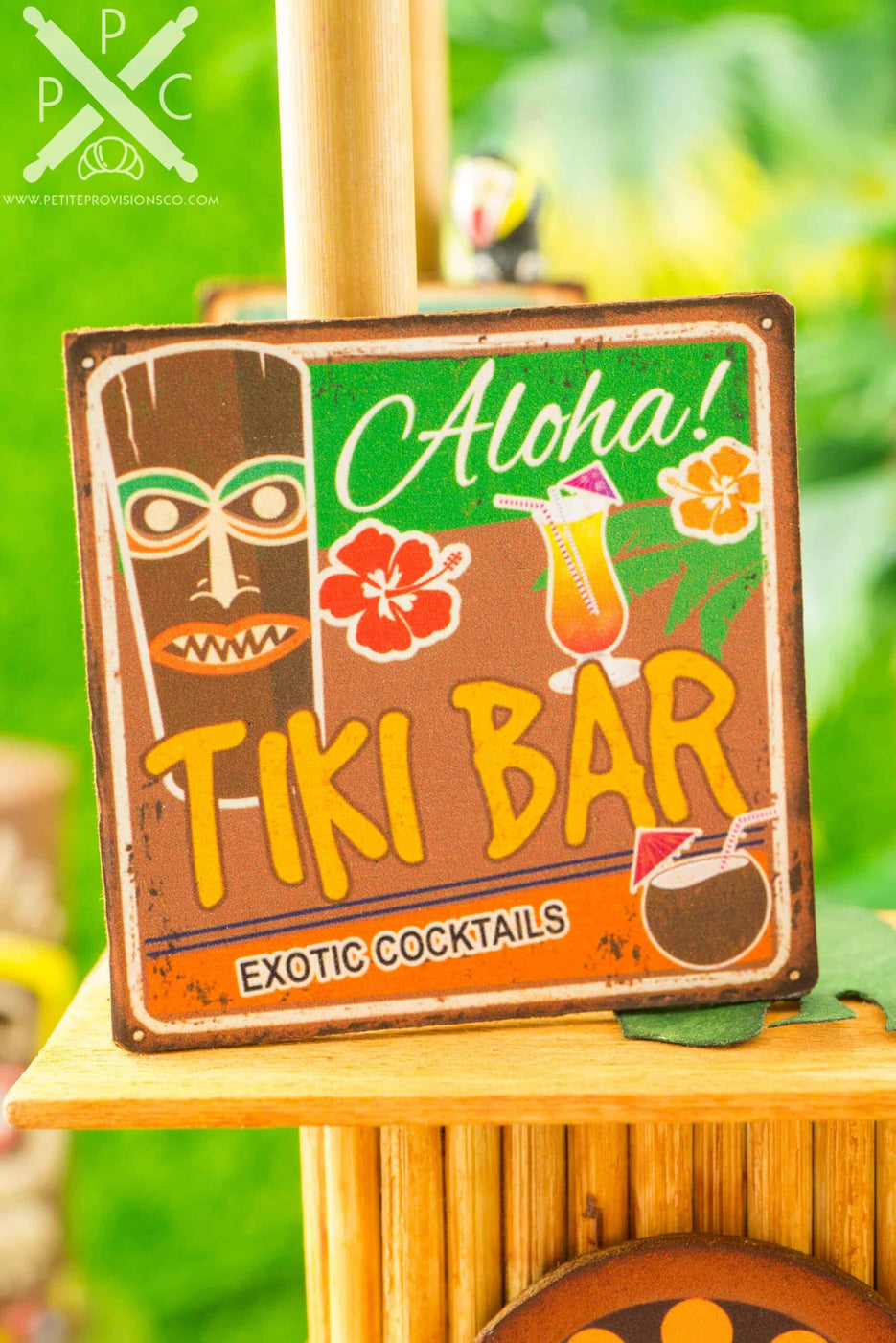 Aloha Tiki Bar Sign– The Petite Provisions Co.