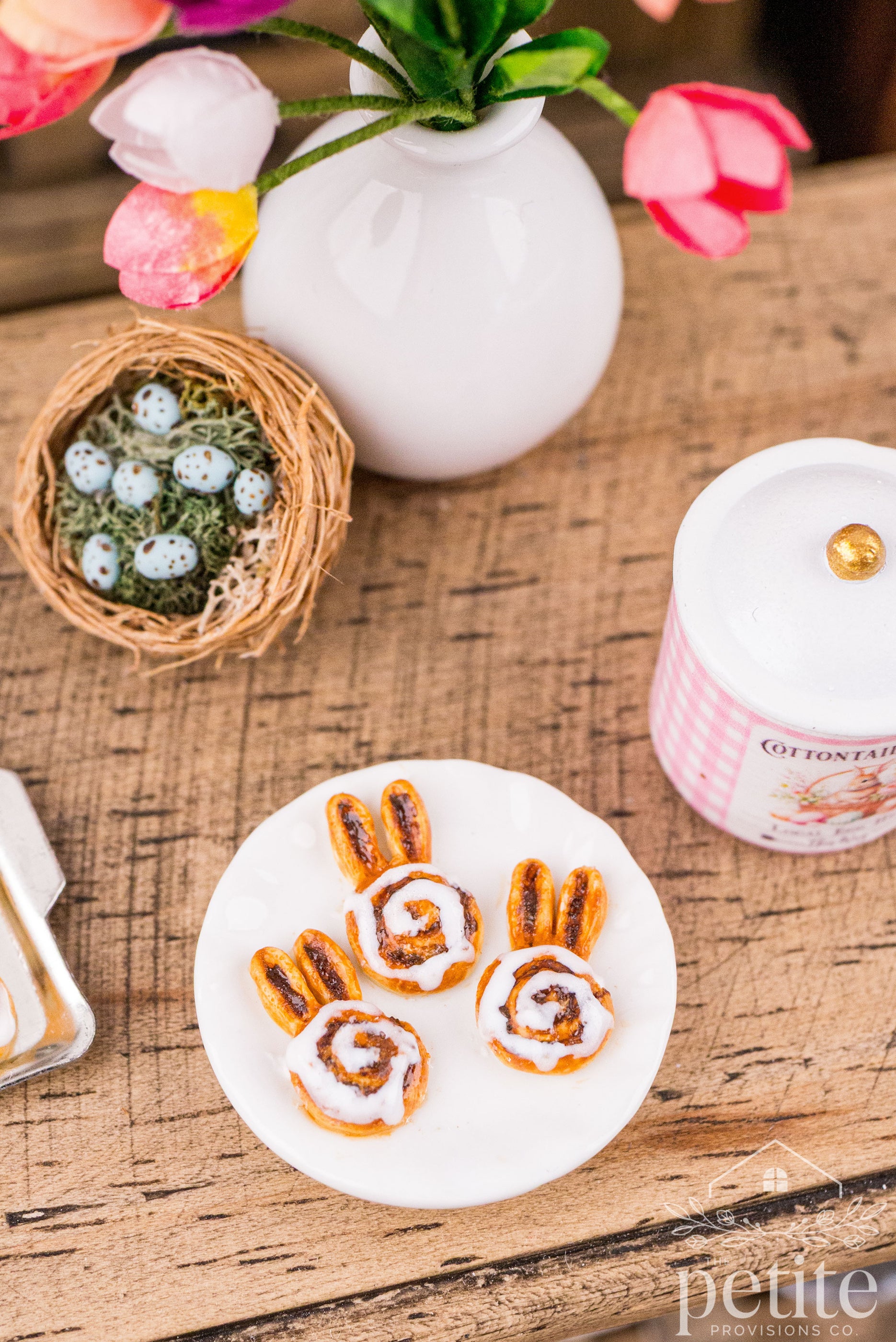 Bunny Cinnamon Rolls Plate– The Petite Provisions Co.