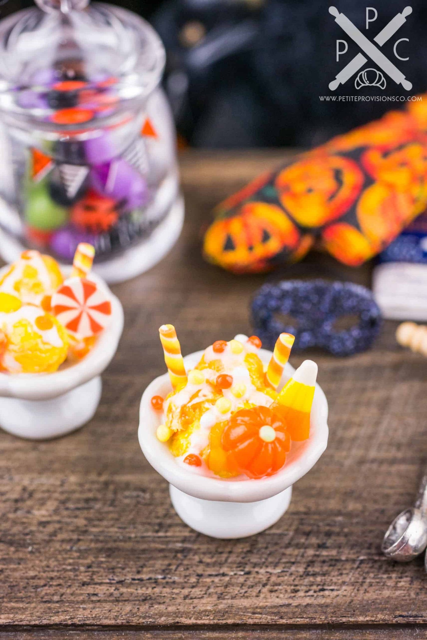 Candy Corn Ice Cream Sundae with Pumpkin– The Petite Provisions Co.
