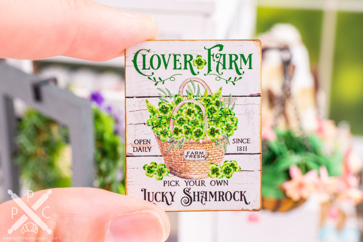 Clover Farm Sign– The Petite Provisions Co.