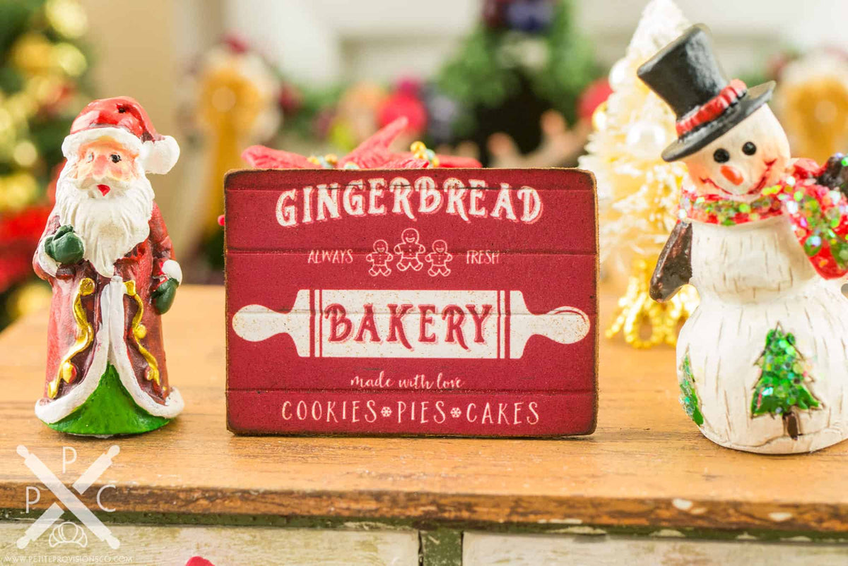 Gingerbread Bakery Sign– The Petite Provisions Co.