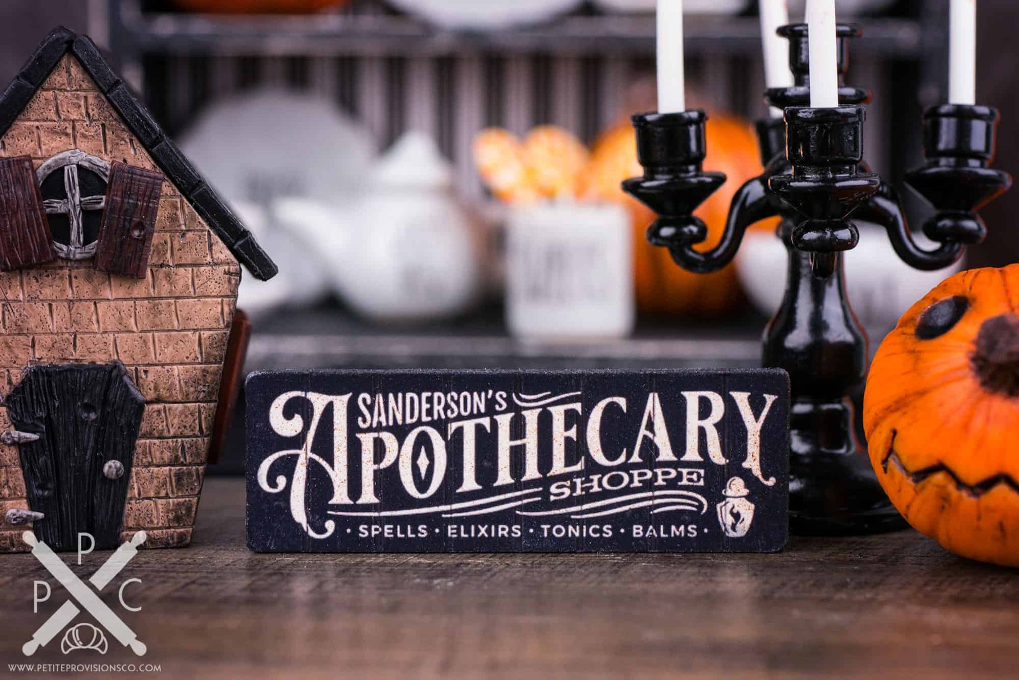 Sanderson's Apothecary Shoppe Sign– The Petite Provisions Co.