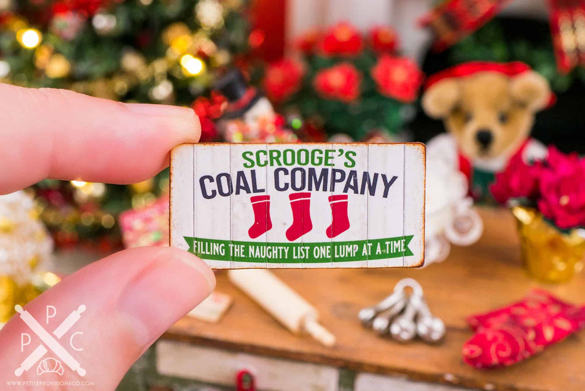 Scrooge's Coal Company Sign– The Petite Provisions Co.